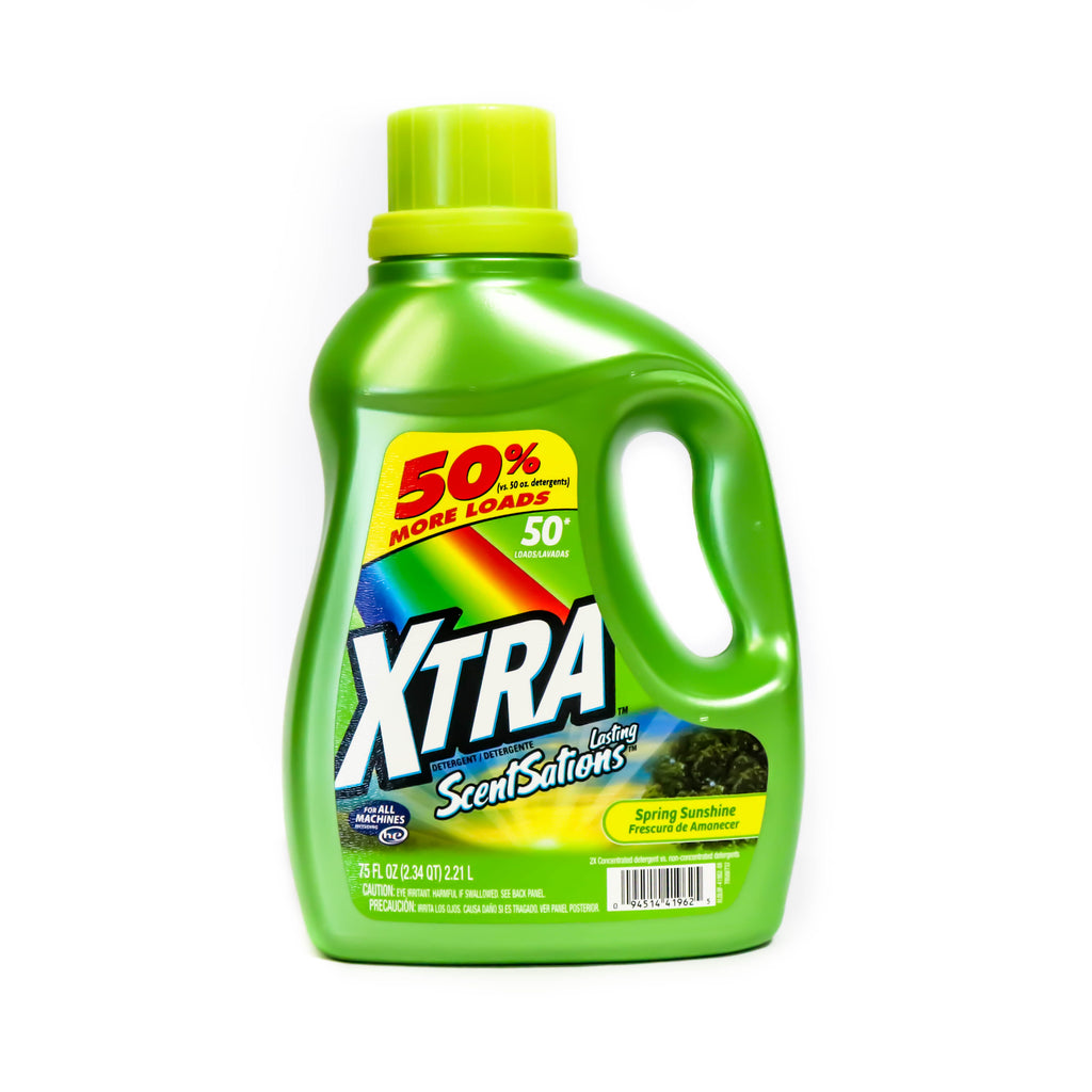 Xtra Liquid Detergent Sunshine 6 ct / 75 oz – Mega Sales Detergent ...